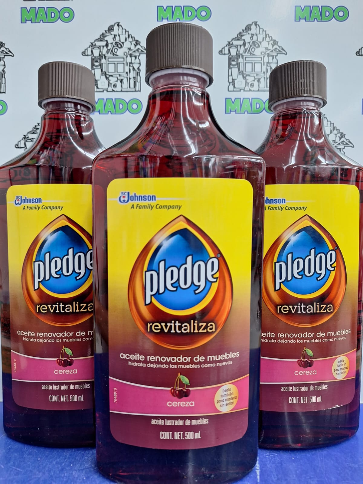 PLEDGE ACEITE CEREZA 500ML – Comercializadora Mado