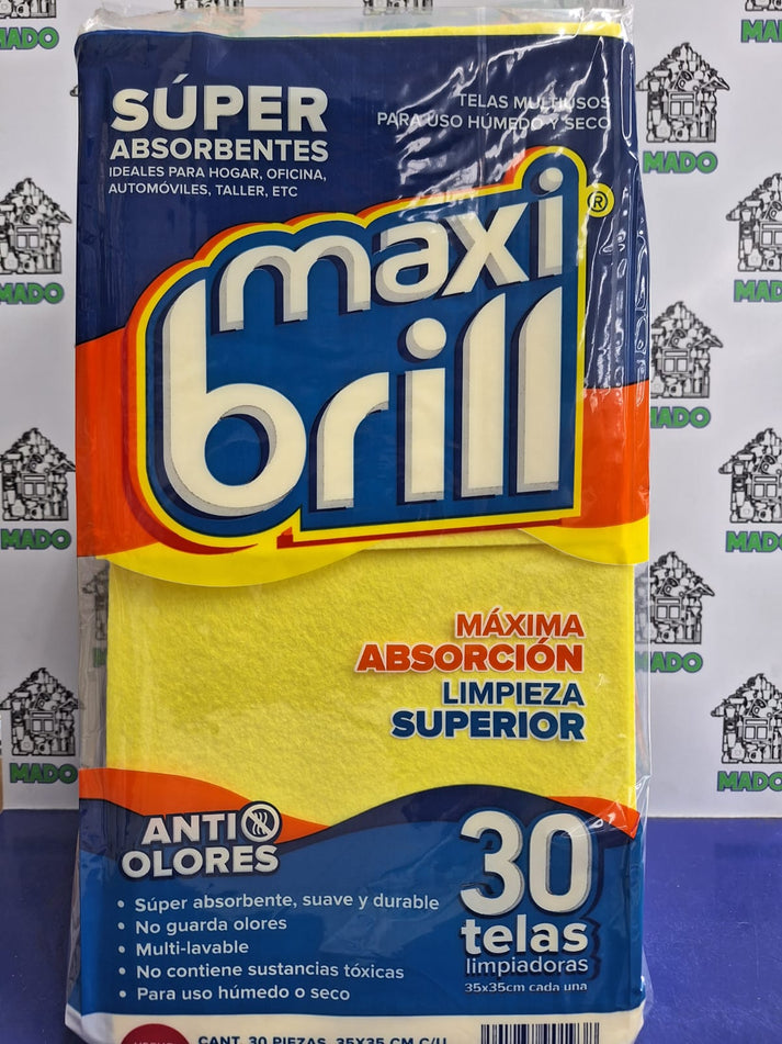 TELAS ABSORBENTE MAXI C/30 – Comercializadora Mado